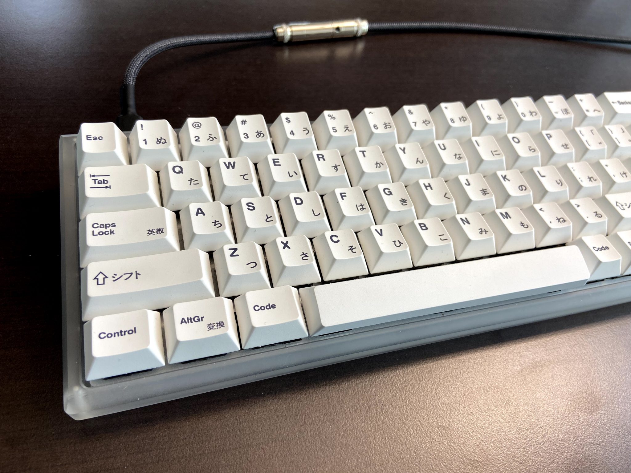 60% acrylic upgrade with kingcables – fancy-mech – custom mechanical ...